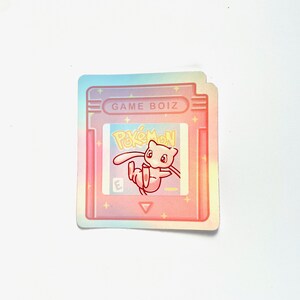 Holographic Pink Mew Cartridge Vinyl Sticker - Etsy