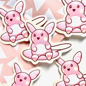 Ultra Glossy Pink Alolan Raichu Sticker - Etsy