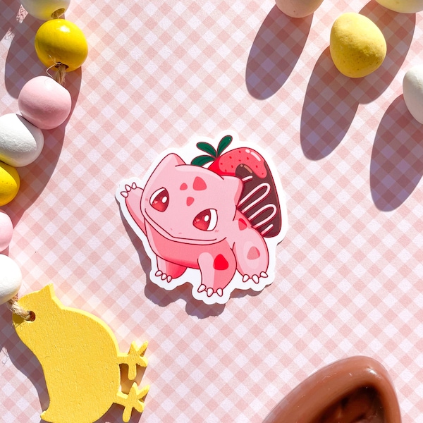 Strawberry Bulbasaur - Etsy