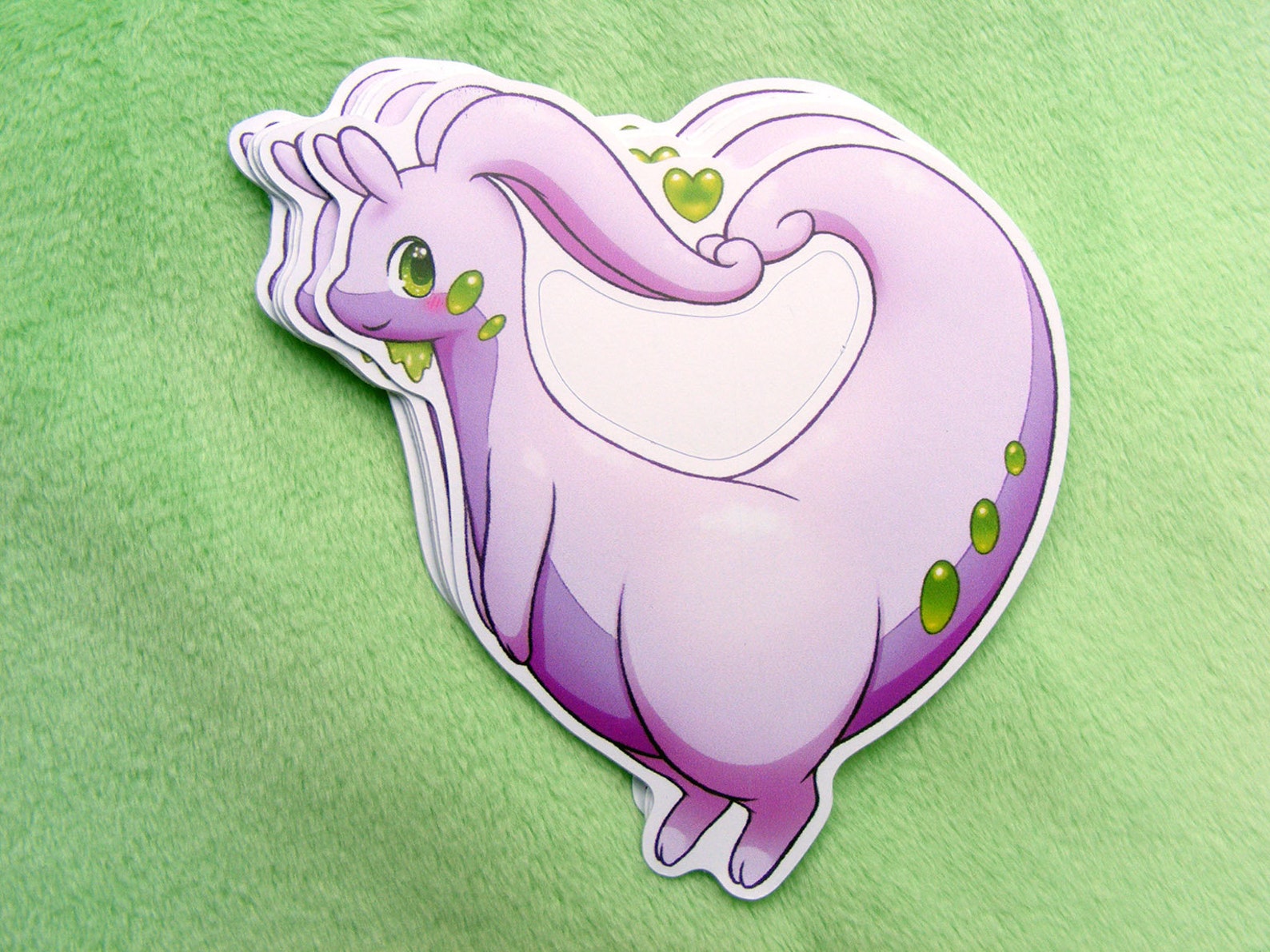 Goodra Heart Sticker Pokemon Eco Paper/vinyl Stickers - Etsy