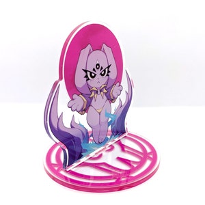 Gem Acrylic Stand Chibi Furry Rabbit Standee - Etsy