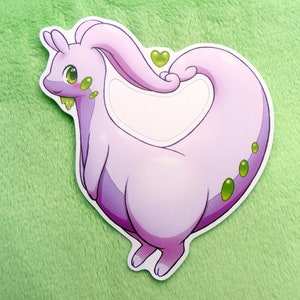 Goodra Heart Sticker - Pokemon Eco Paper/vinyl Stickers - Etsy