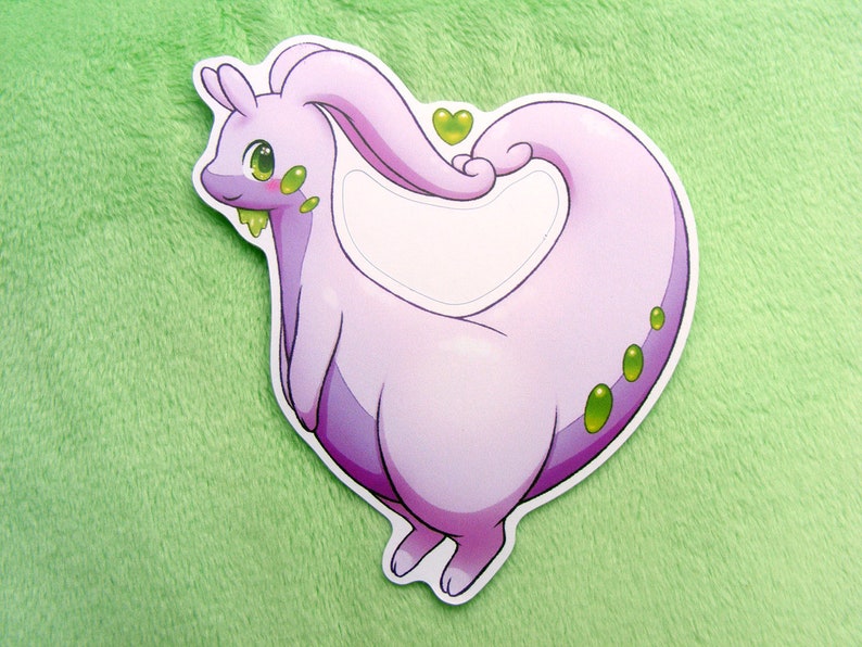 Goodra Heart Sticker Pokemon Eco Paper/vinyl Stickers - Etsy