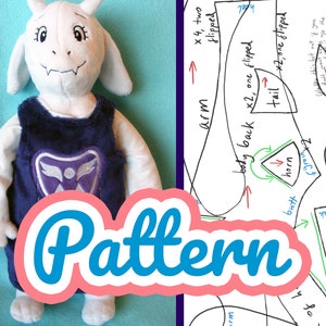 Toriel Plushie Pattern - Undertale Plush Sewing Instructions - Etsy