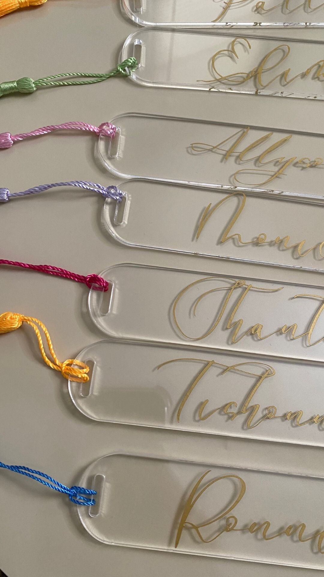 Personalized Acrylic Bookmark, Custom Bookmark, Cute Bookmarks for Him ...