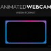 Animated Black Blob Slime Lava Lamp Effect, Webcam Frame for Streaming ...