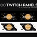 100 Yellow and Black Halloween Twitch Panels With Numbers and Months ...