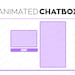 Purple Chatbox Overlay for Streamers | Premade Twitch Streamlabs OBS ...
