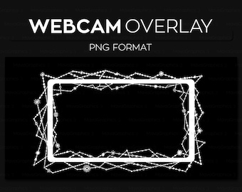 Rainbow Webcam Frame Streaming Overlay, Webcam Border, Custom Twitch ...