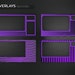 Twitch Overlay Neon Premade Purple Twitch Overlay Bundle Overlay ...