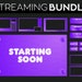 Purple Gradient Twitch Streaming Overlay | Custom Twitch PNG Overlay ...