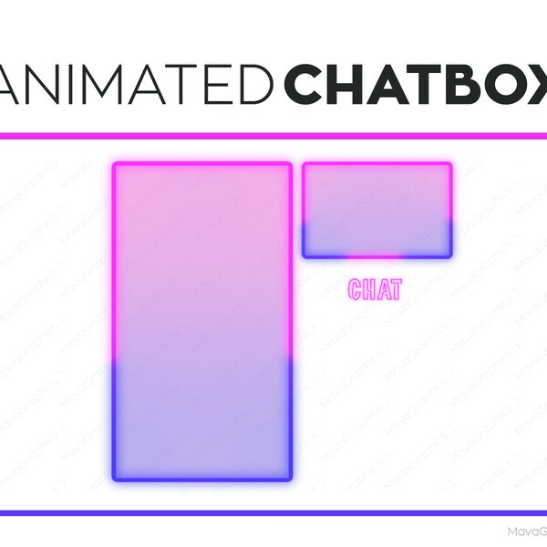 Neon Chat Box - Etsy
