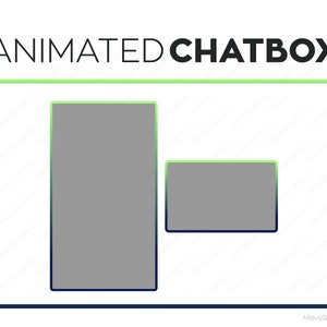 Green Blue Chatbox Overlay for Streamers | Premade Twitch Streamlabs ...