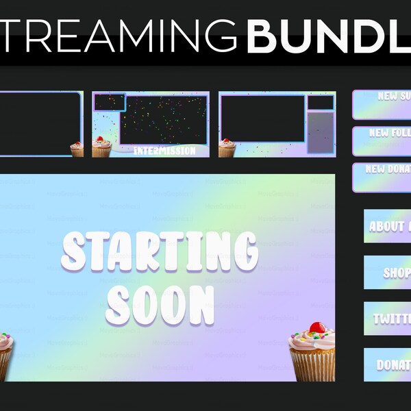 Birthday Overlay Twitch - Etsy