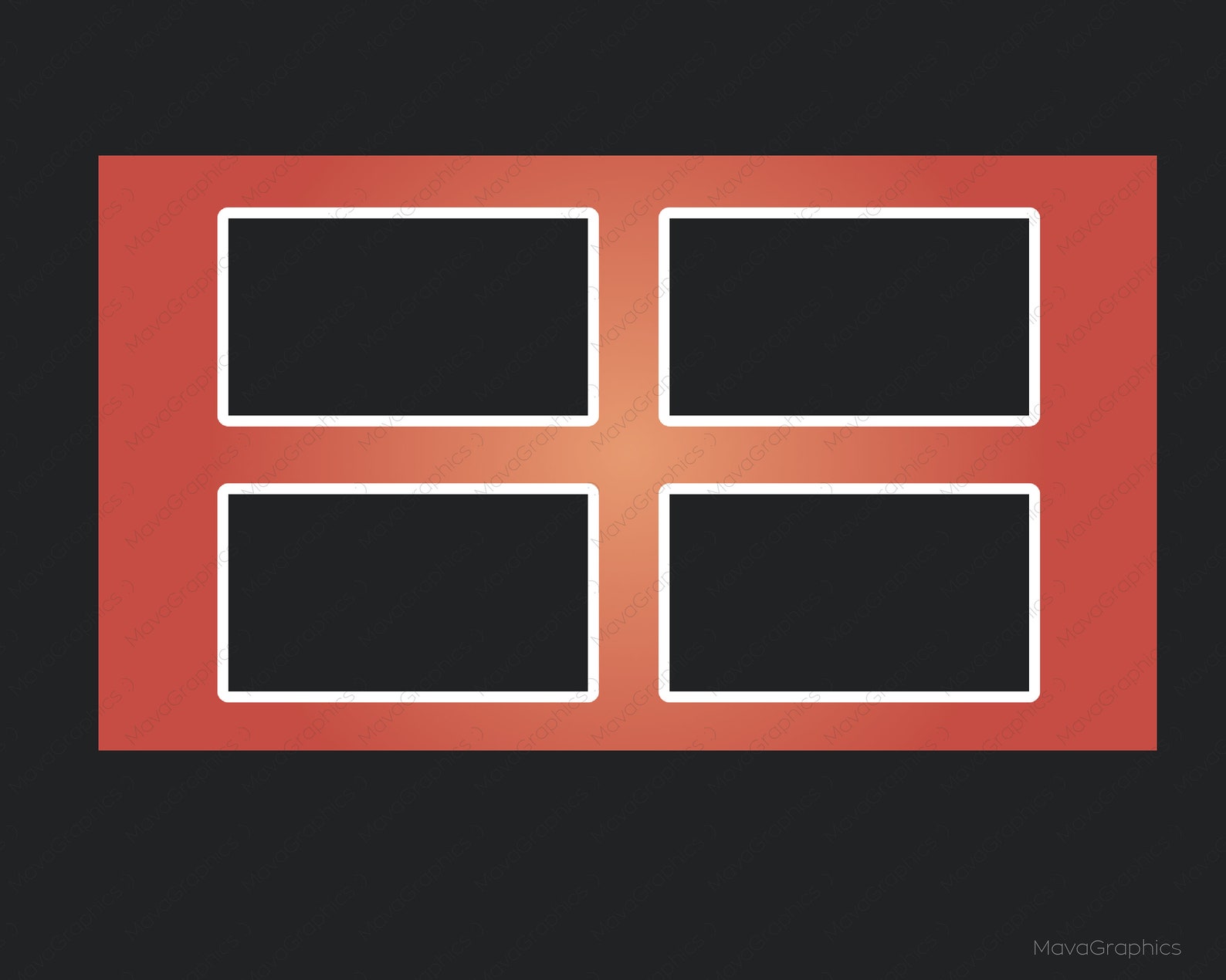 Multiple Screens Twitch Overlay | Orange Podcasting Overlay - Etsy