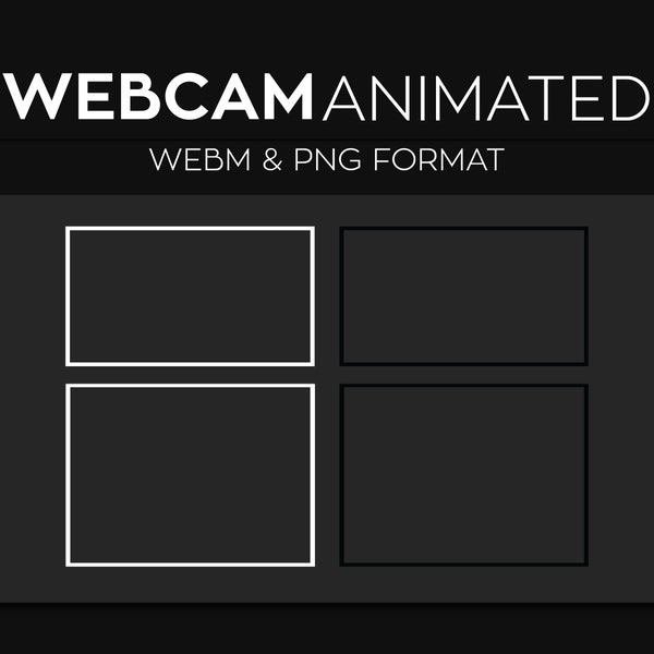 White Webcam Border - Etsy