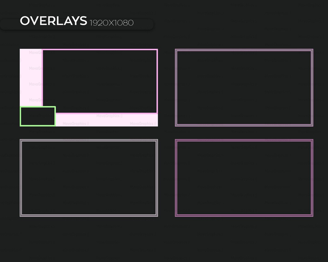 Pink Bright Twitch Overlay for Live Streaming Premade Twitch - Etsy