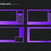 Purple Gradient Twitch Streaming Overlay | Custom Twitch PNG Overlay ...