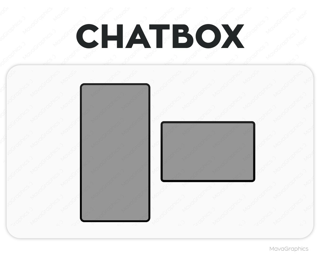 Black Chatbox Overlay for Streamers | Premade Twitch Streamlabs OBS ...