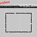 Christmas Snow Border Frame Overlay, Black White Webcam Border, Premade ...