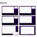 Black and Purple Twitch Streaming Overlay Custom Twitch PNG Overlay Set ...