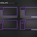 Twitch Overlay Neon Premade Purple Twitch Overlay Bundle Overlay ...