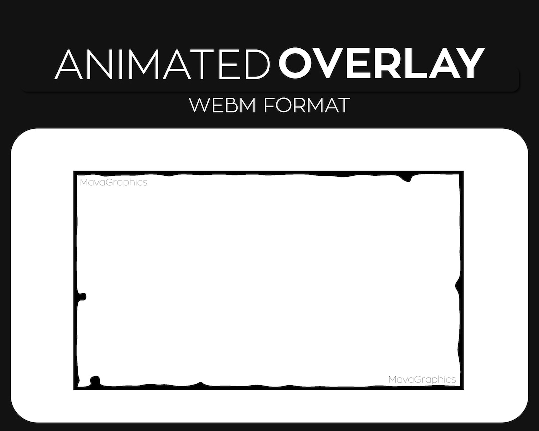 Animated Black Blob Slime Lava Lamp Effect, Overlay 1920x1080 Frame for ...