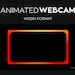 Animated Pink Blob Slime Lava Lamp Effect, Webcam Frame for Streaming ...