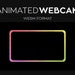 Simple Animated Rainbow Webcam Frame for Streaming, Webcam Border ...