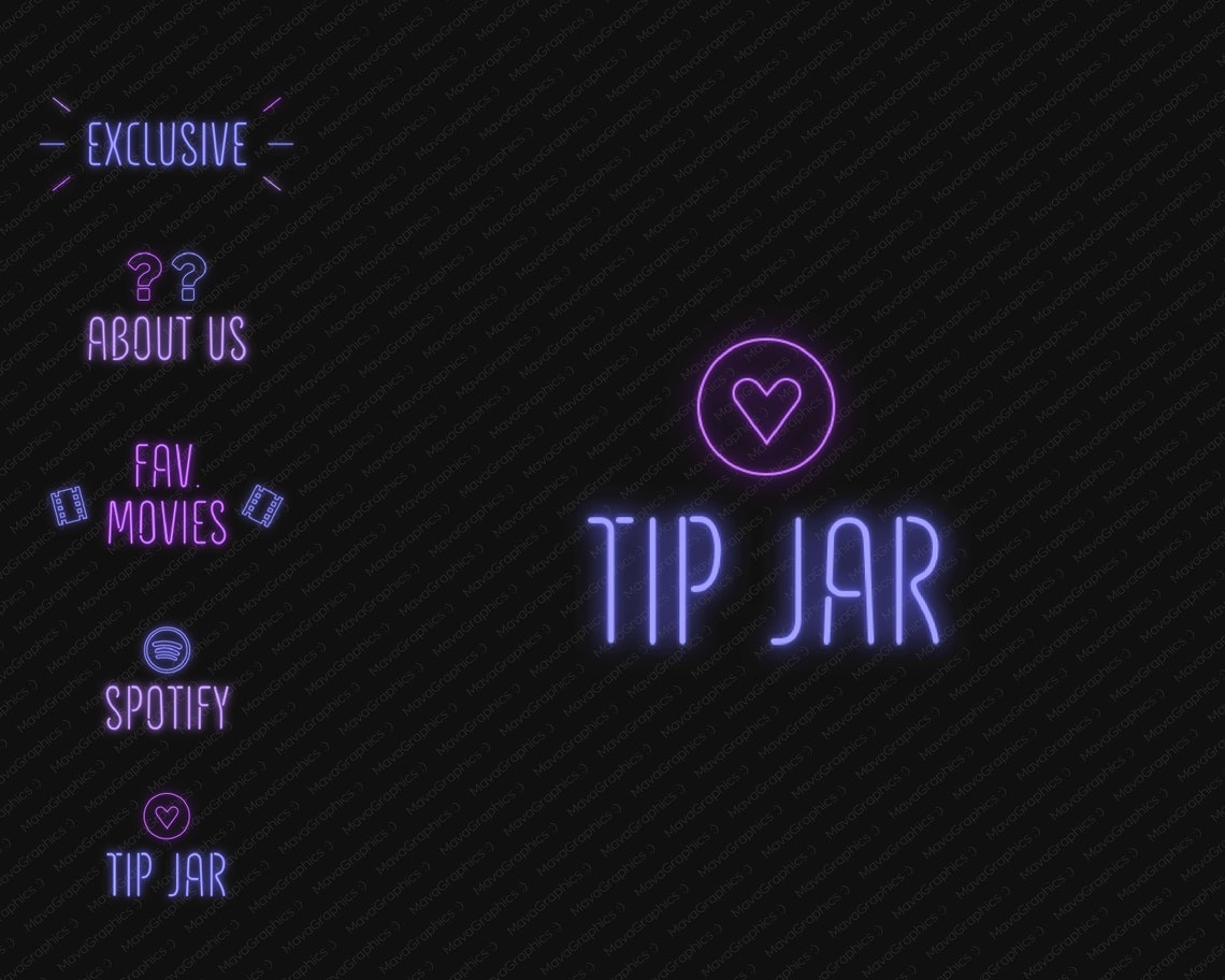 100 Twitch Panels for Streaming Purple and Blue PNG Twitch - Etsy