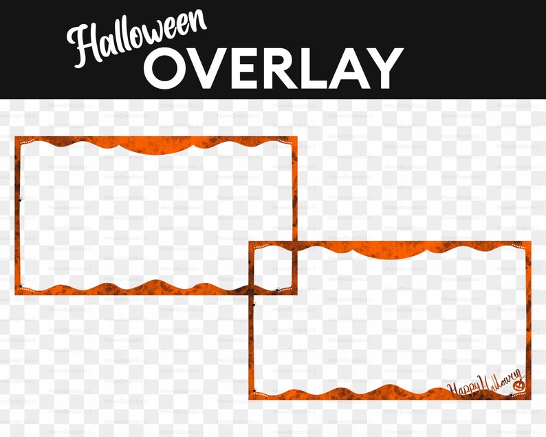 Halloween Twitch Streaming Overlay, Custom Twitch Overlays, Creepy ...
