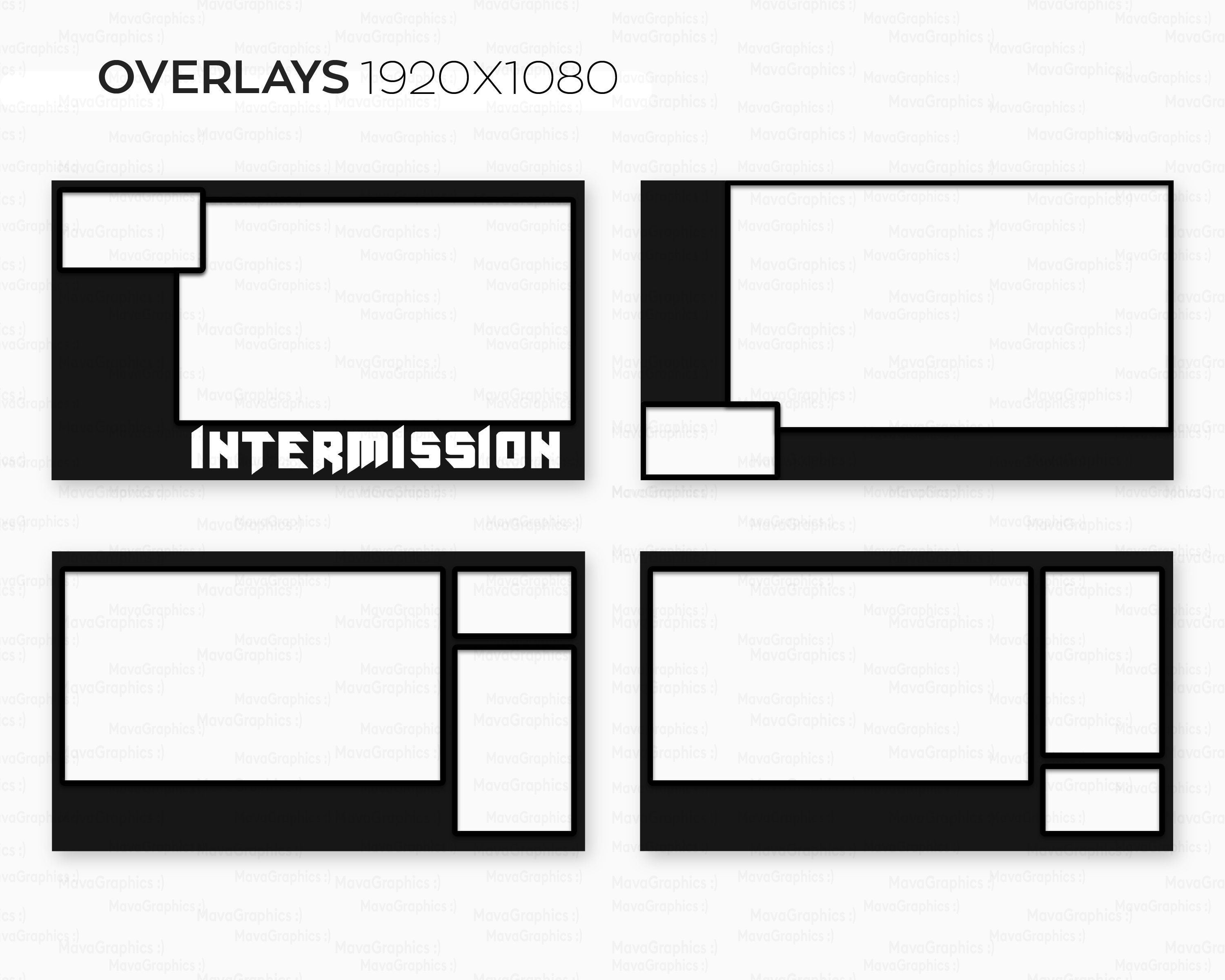 Drawing & Illustration Art & Collectibles Digital Custom Simple Overlay ...