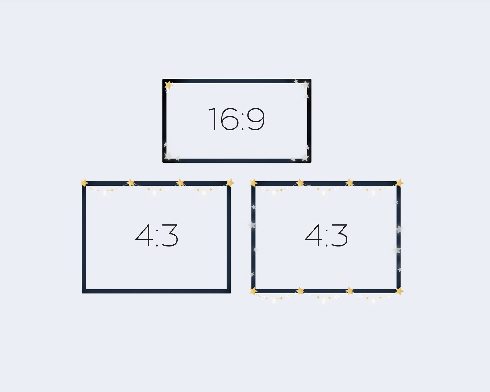 Dark Blue Night Stars Twitch Banner Custom PNG Banner Stream Screens ...