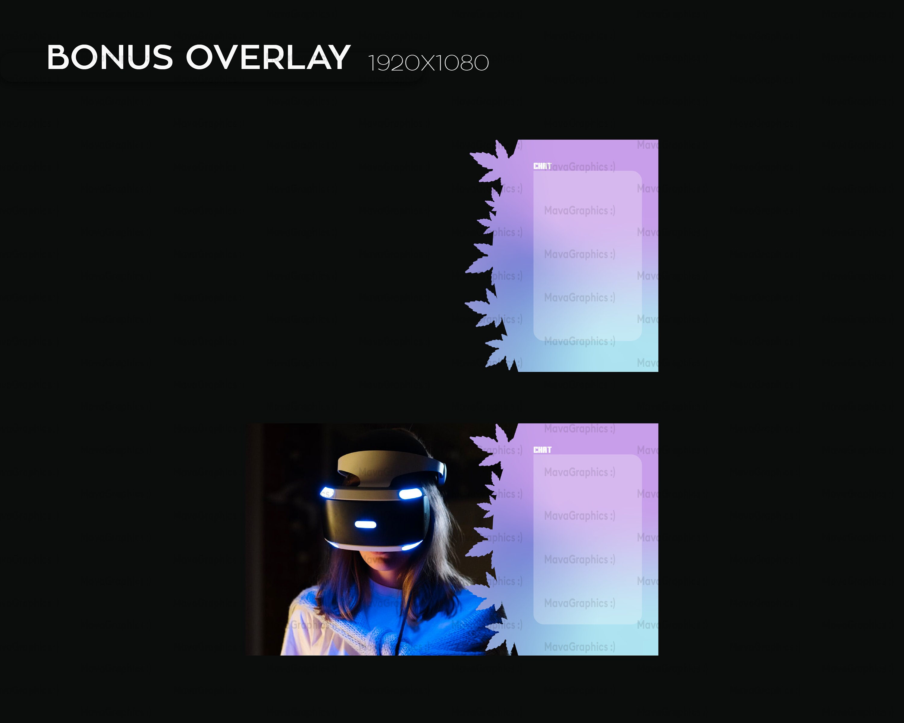 Pastel Weed Twitch Overlay for Live Streaming | Premade Twitch Overlay ...