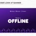 Black and Purple Twitch Streaming Overlay | Custom Twitch PNG Overlay ...