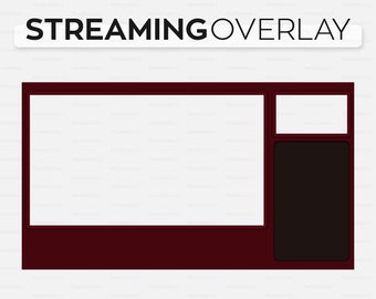 Japanese Red Animated OBS Overlay Package - Etsy