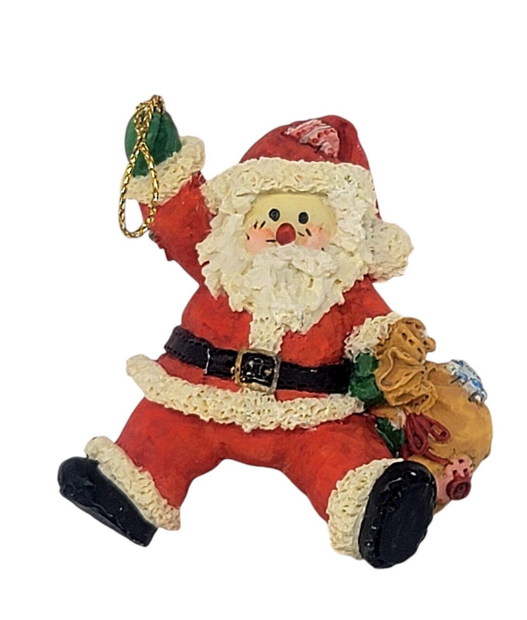 Vintage 1993 Enesco Santa Claus Patchwork Christmas Ornament by Mary ...