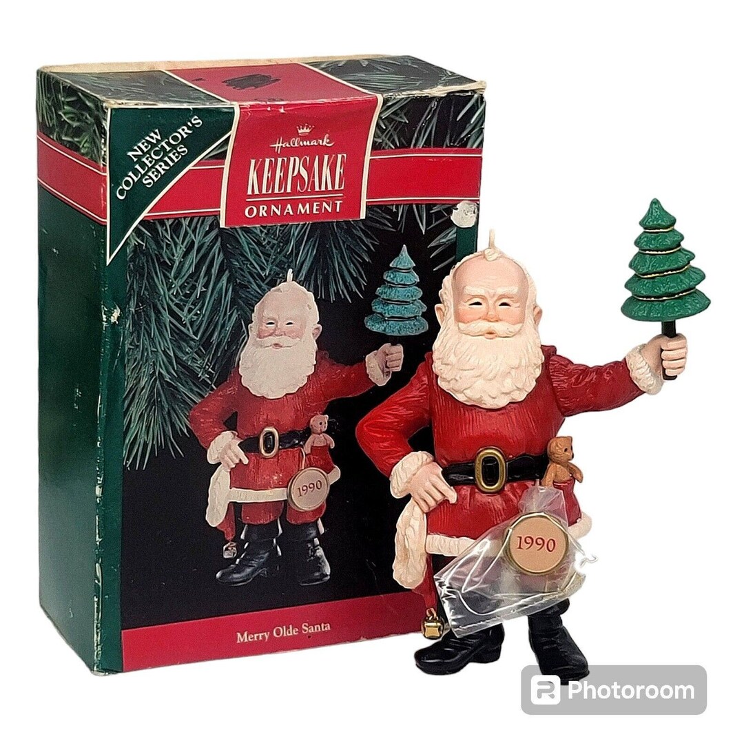 Vintage 1990 Hallmark Merry Olde Santa Claus 1st in Series Christmas ...