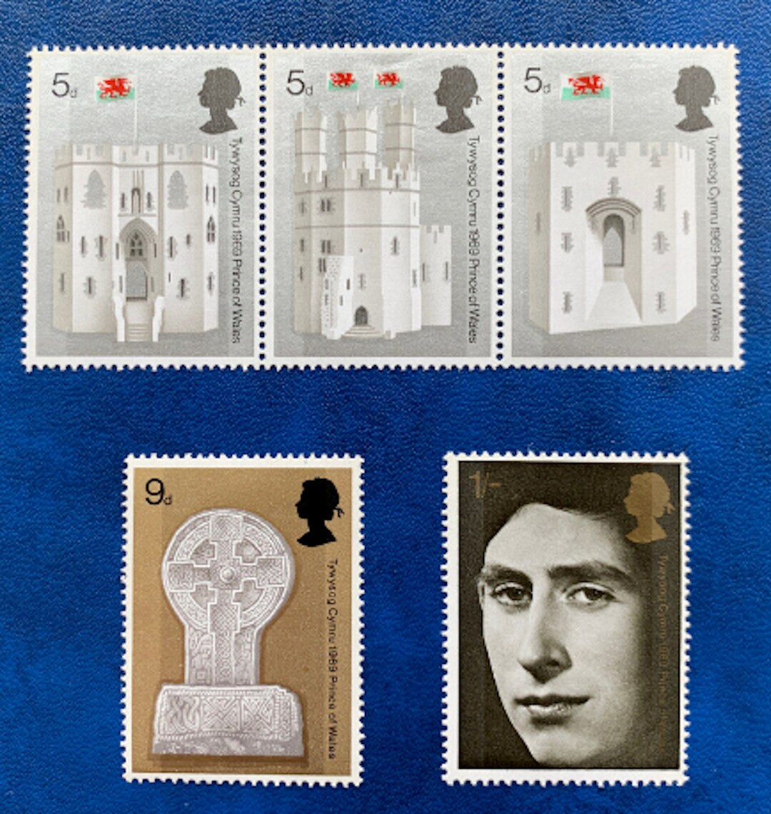 1969 Prince of Wales Investiture. the Actual Stamp Set Issued - Etsy