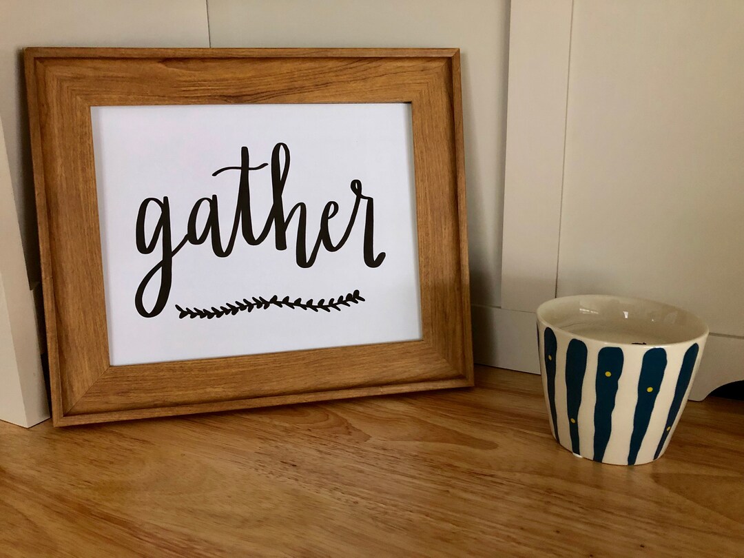 Gather Print Instant Download Printable Art - Etsy