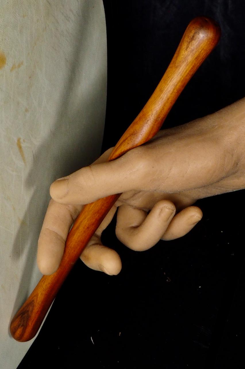 Bodhrán Tipper 10" Hardwood (rosewood) With Offset Ergonomic Grip ...