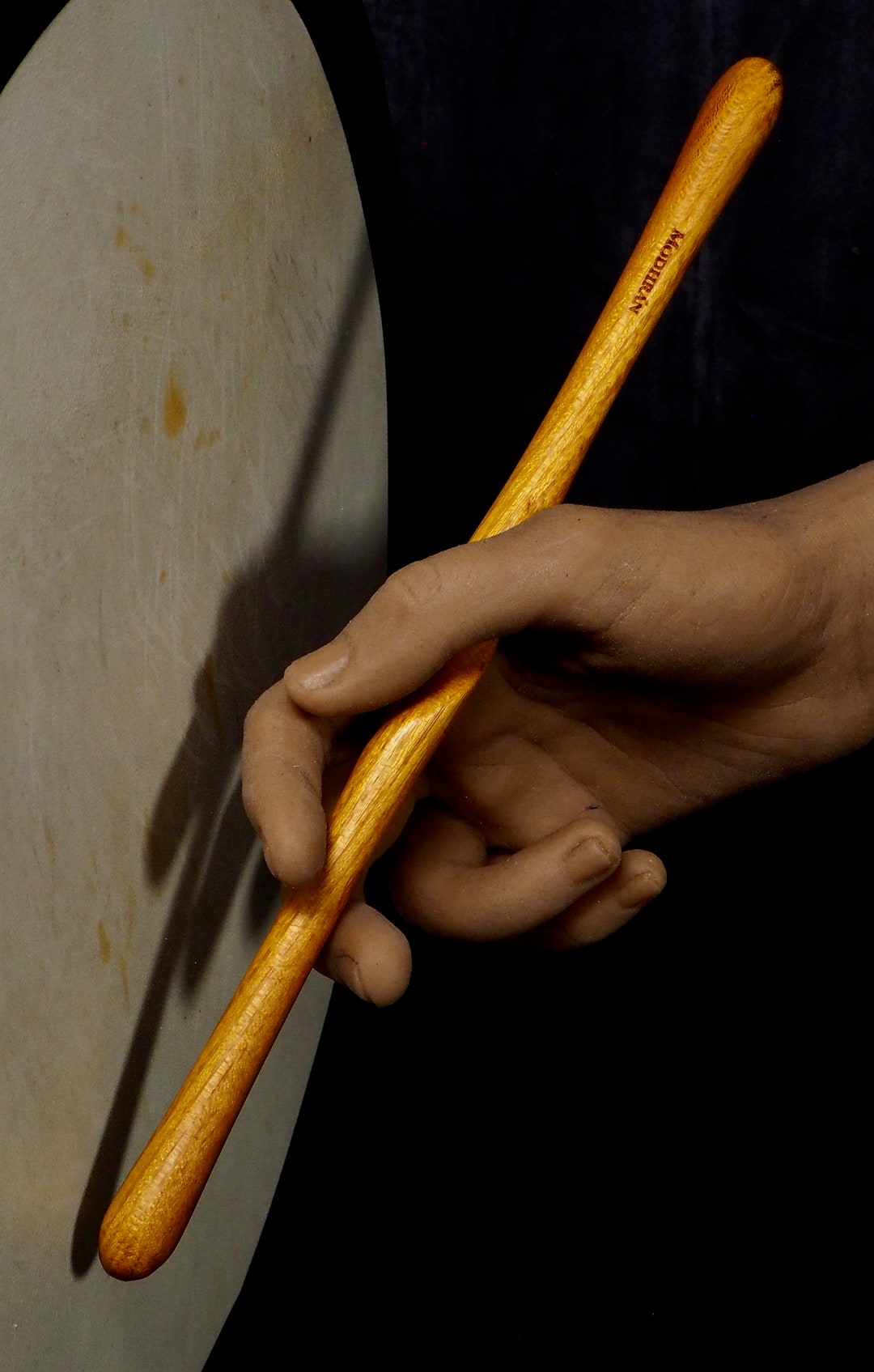 Bodhrán Tipper 11.5" Hardwood (ebony) With Ergonomic Grip - E409 - Etsy