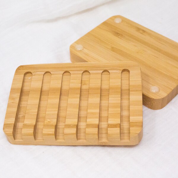 Bamboo Soap Dish - Etsy
