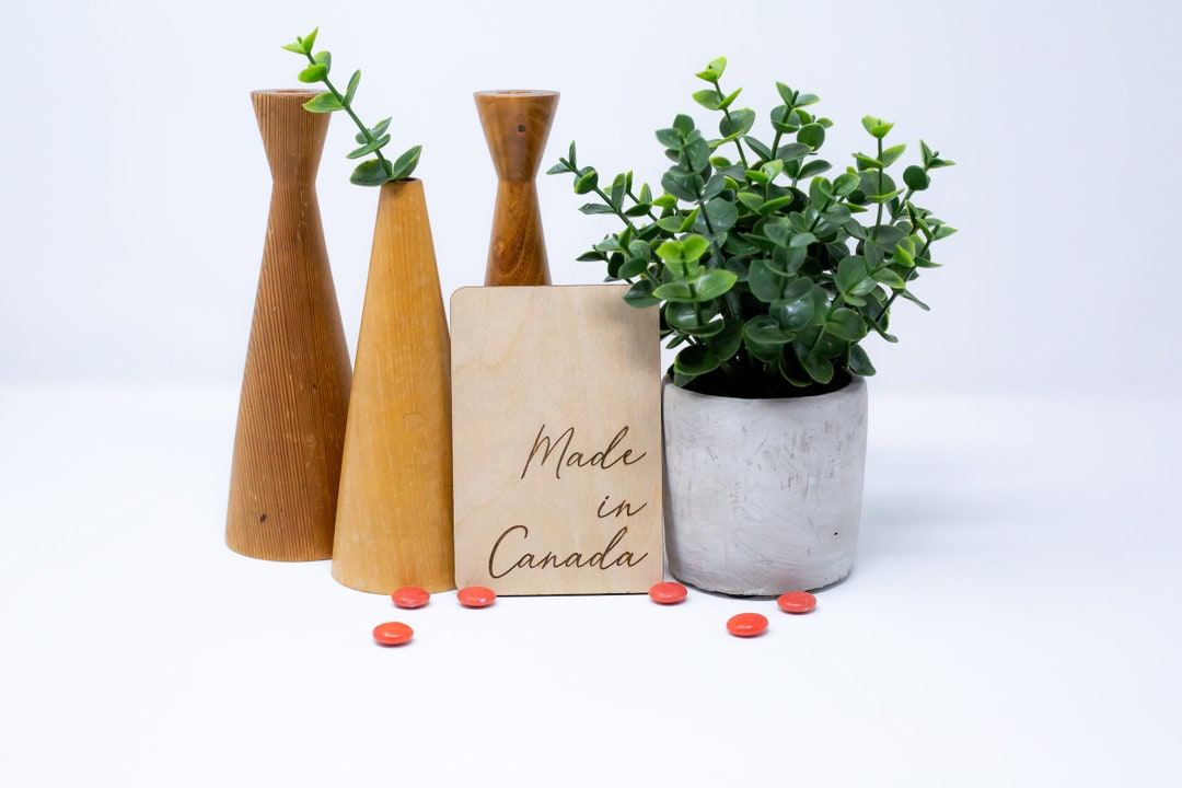 Made in Canada Sign | Engraved Sign on Wood | Proud to Be Canadian | I ...