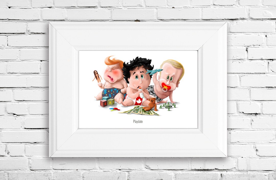 Baby Presidents Baby Wall Art 8x10 Children Room Decor Funny Art Cute ...