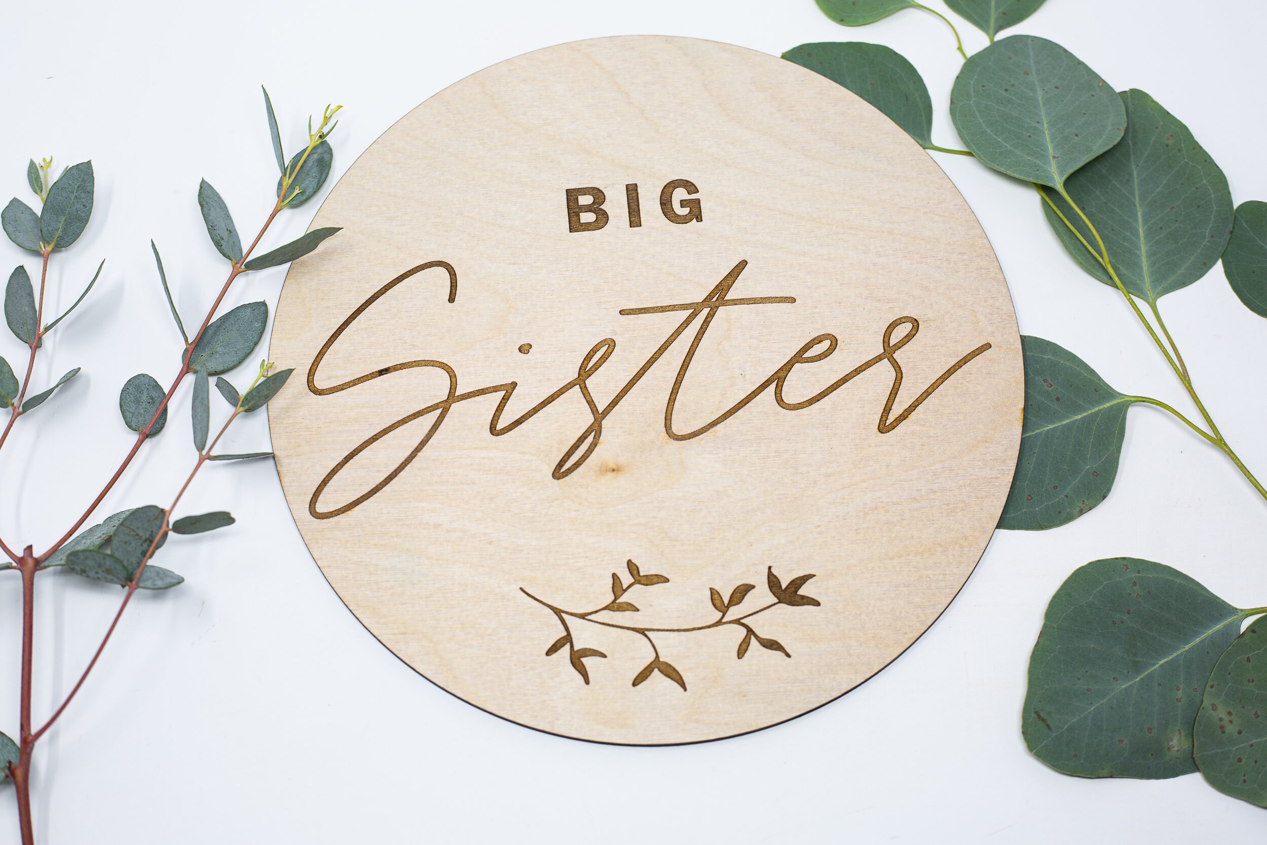 Big Sister Sign Laser Engraved Sign Wooden Sign Big - Etsy Canada