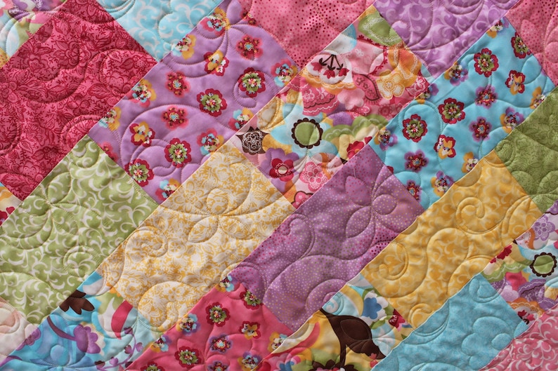 Baby Quilt Pattern, Lap Quilt Pattern, Layer Cake Quilt Pattern, Fast ...