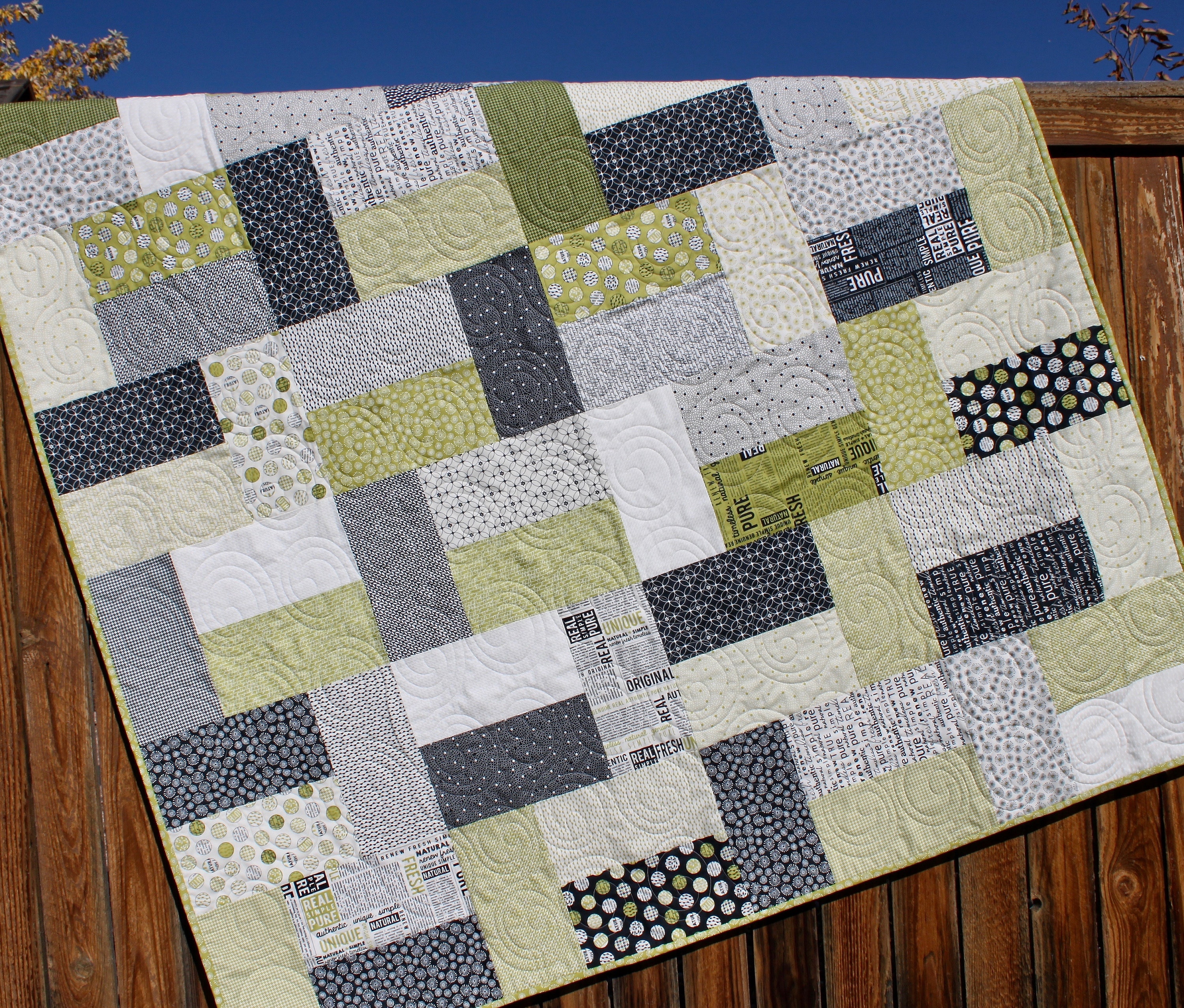 Lap Quilt Pattern, PDF Quilt Pattern, Layer Cake Quilt Pattern, Double ...