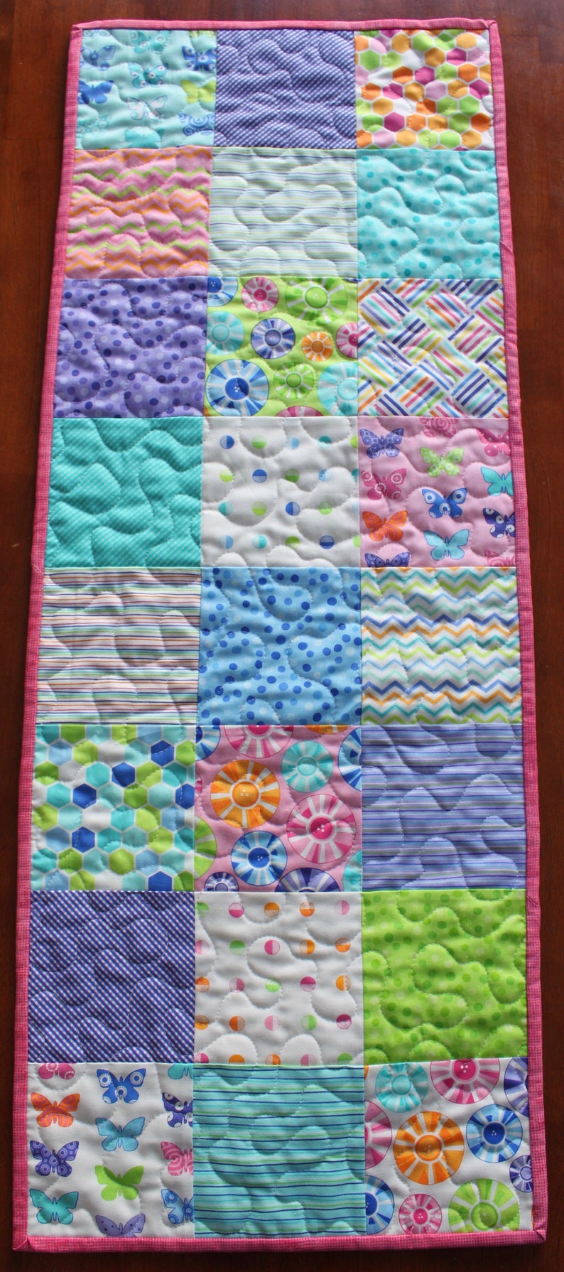 Easter Table Runner Spring Table Runner Pastel Table Runner - Etsy