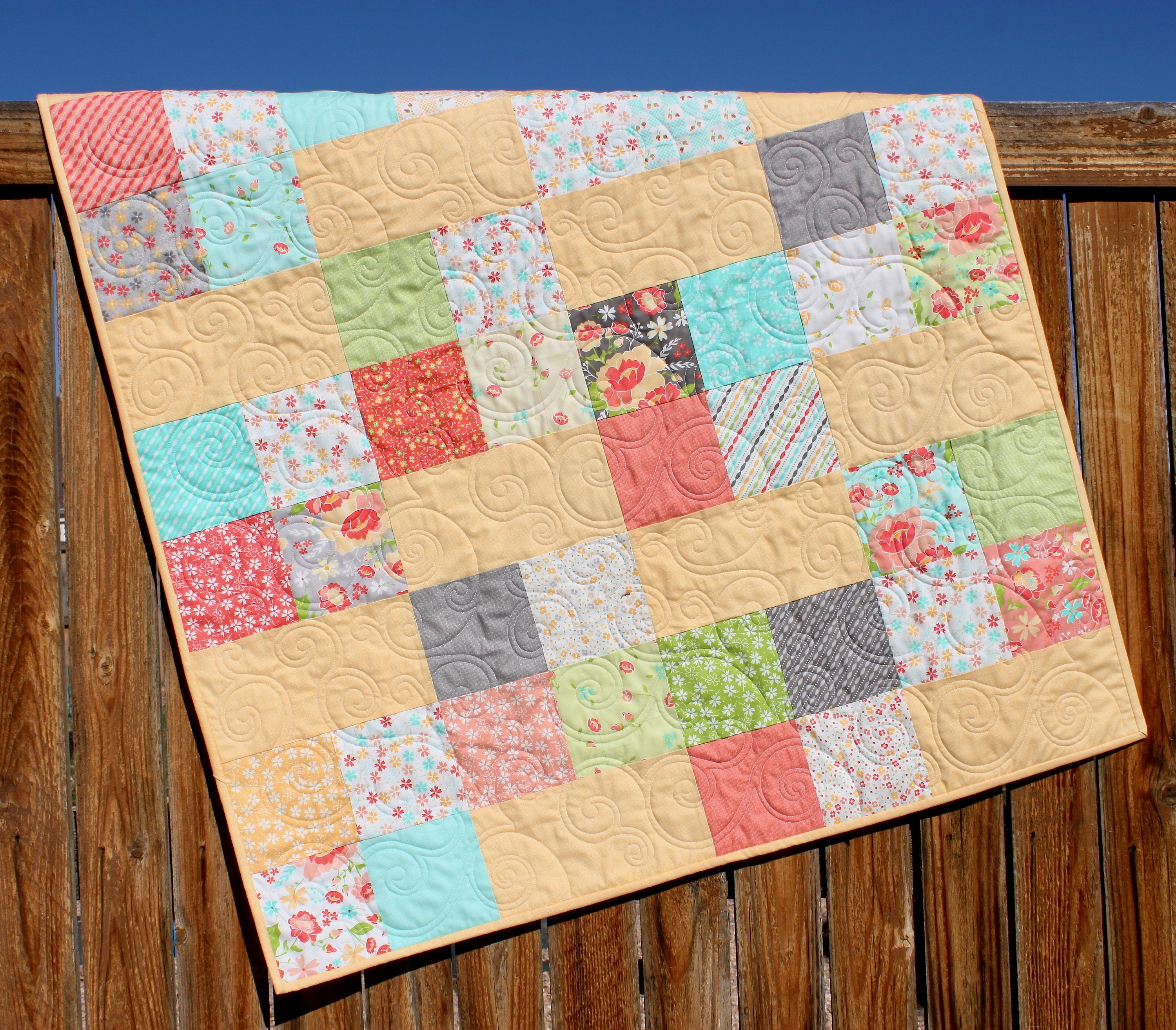 Baby Quilt Pattern Charm Pack Quilt Pattern Charming Lap - Etsy